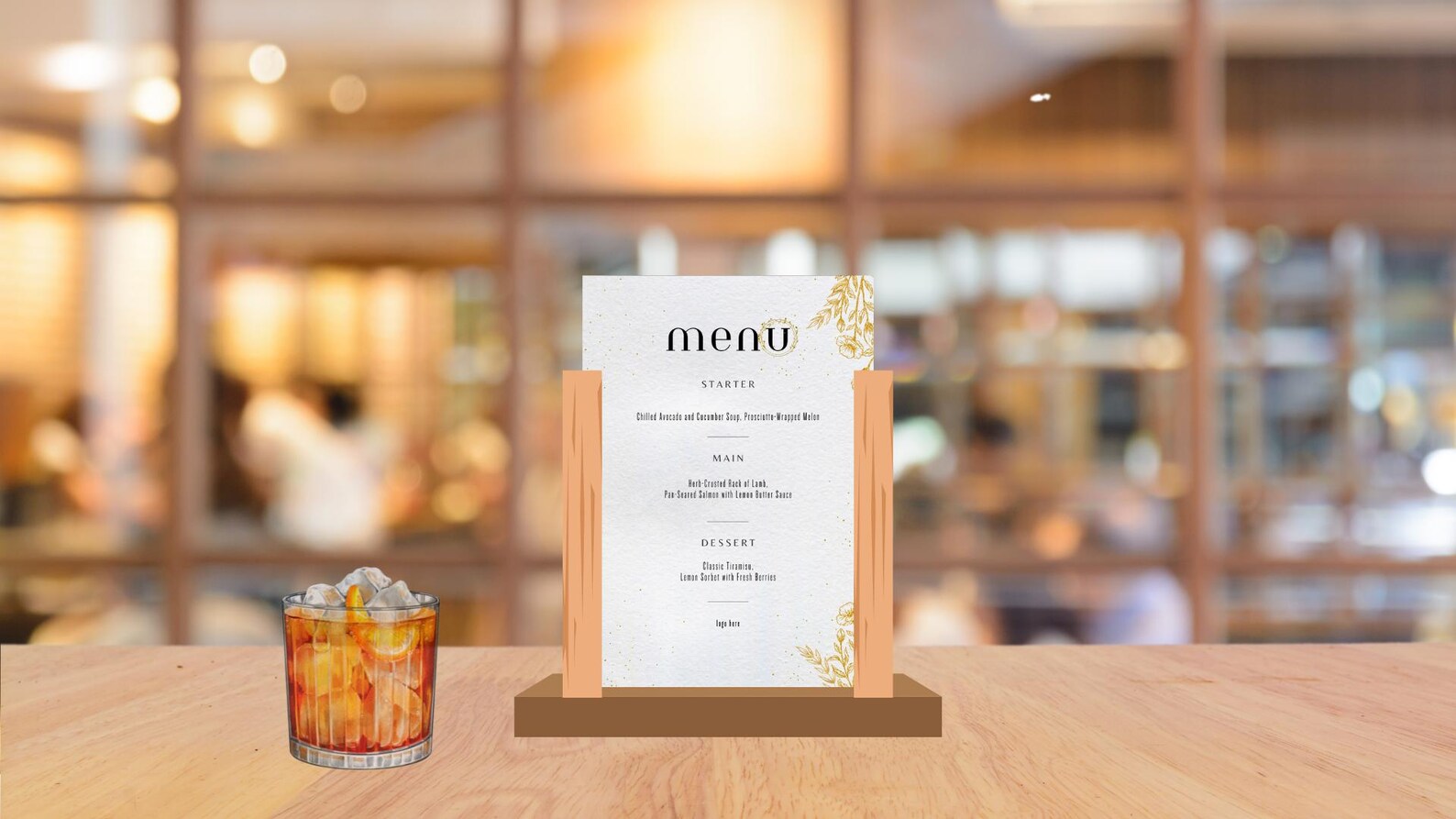 Editable Luxury Daily Menu - Etsy