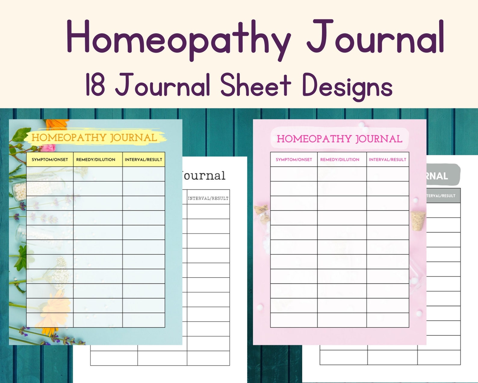 Homeopathy Journal Homeopathic Study Guide PDF Digital Download - Etsy