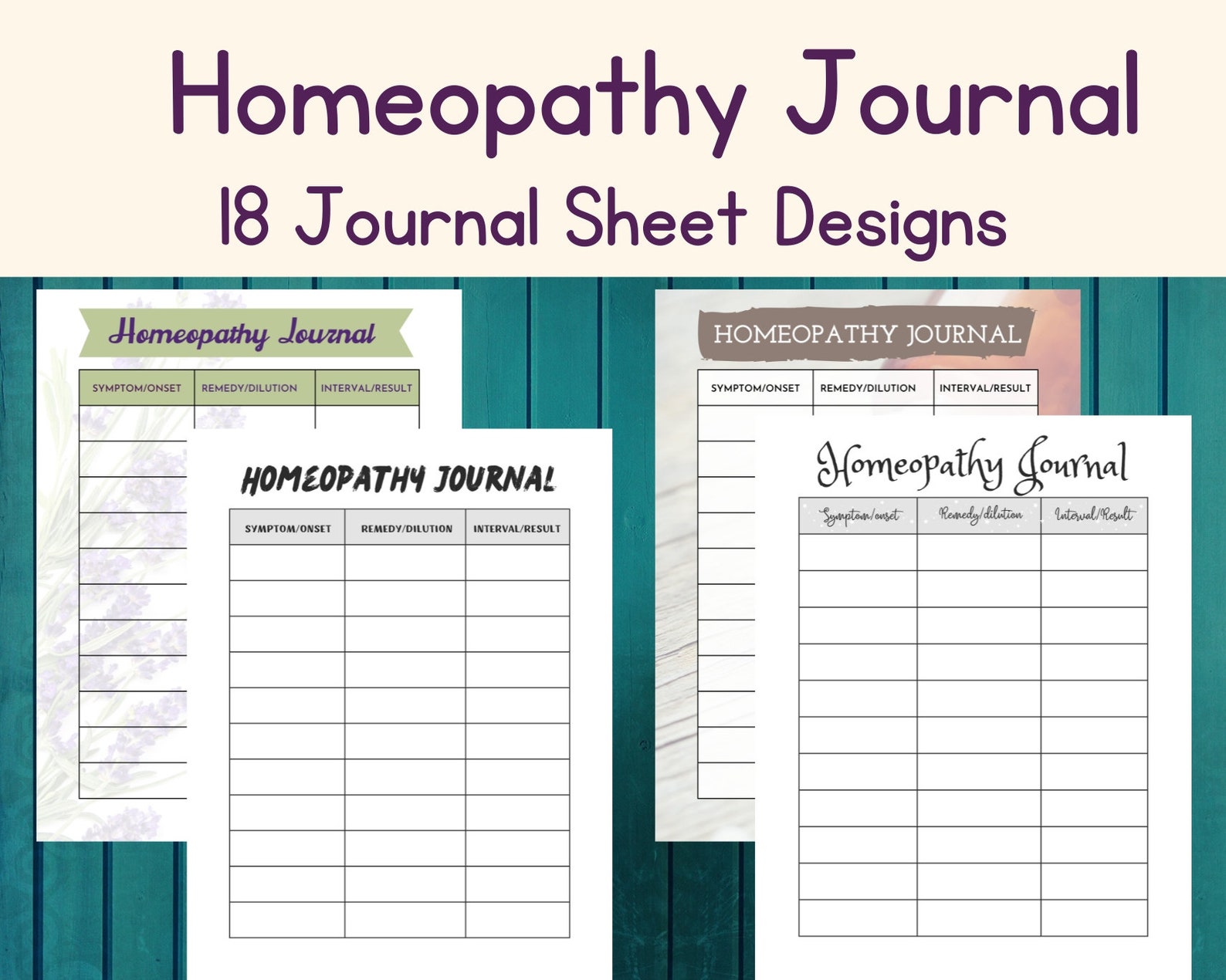 Homeopathy Journal Homeopathic Study Guide PDF Digital Download - Etsy