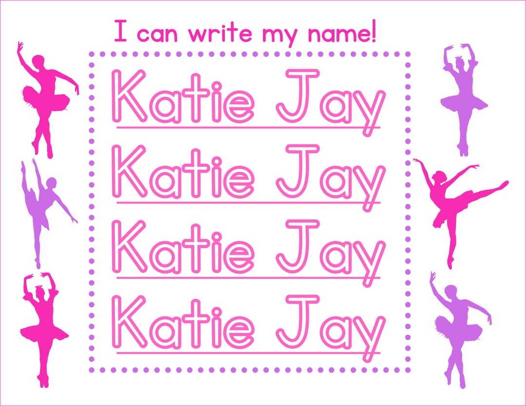 Customized Handwriting Sheets - Etsy