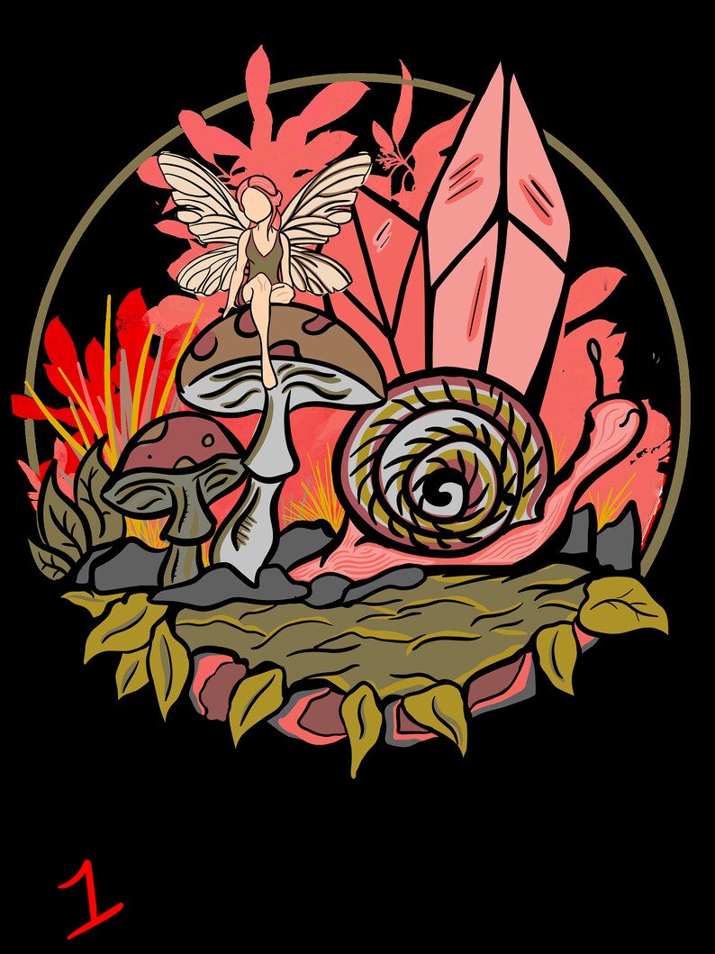 Fairy Cottage Core PNG Hand Illustrated - Etsy