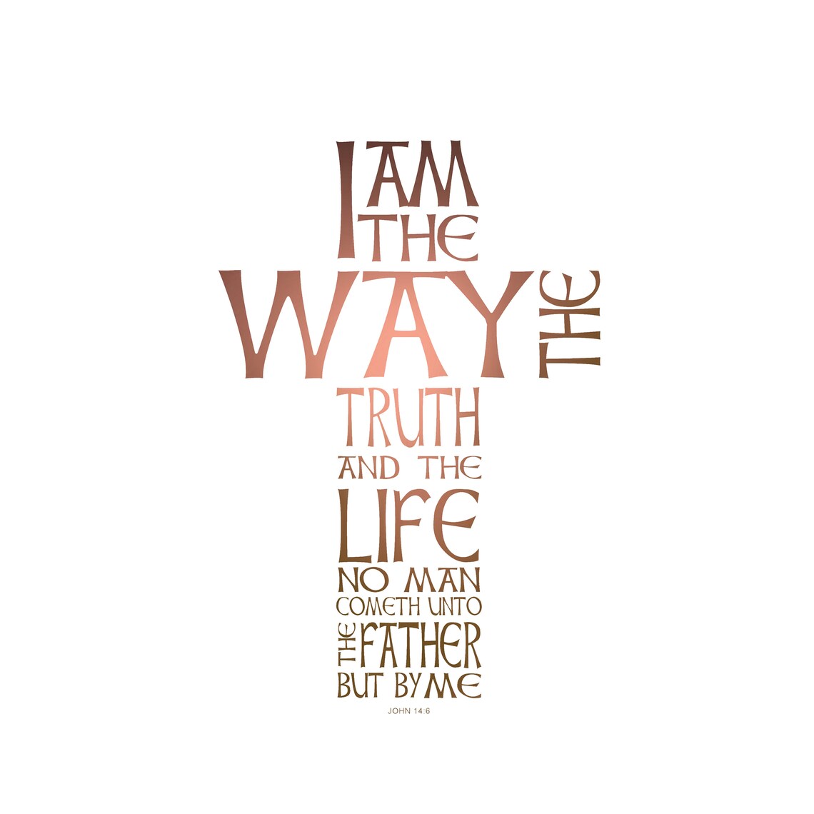 The Way, Truth and Life : Scriptural Graphic Art Poster for Downloading ...