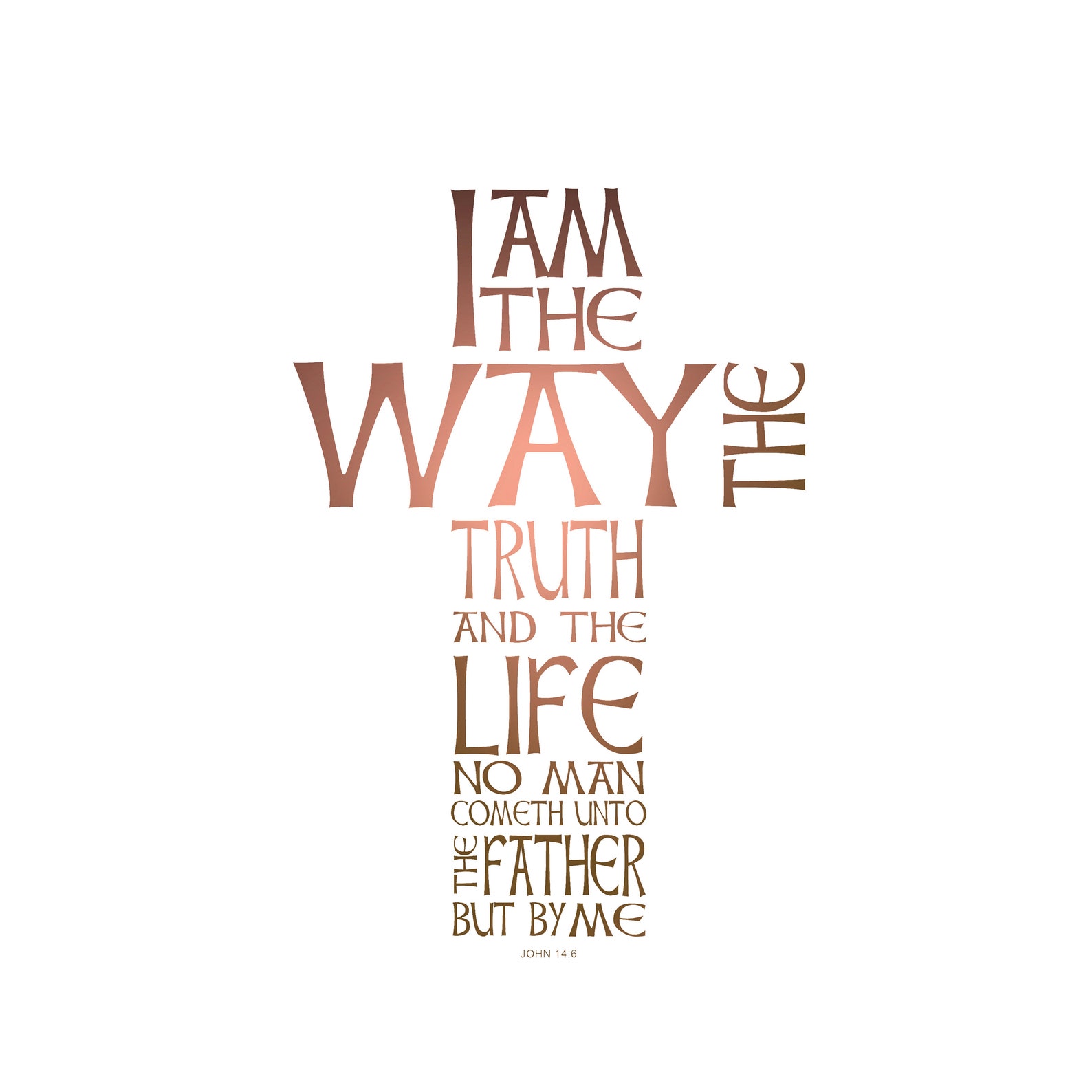The Way, Truth and Life : Scriptural Graphic Art Poster for Downloading ...