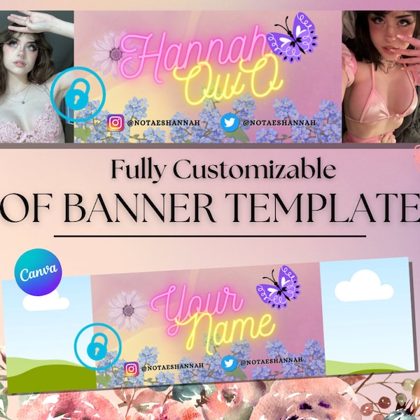 Onlyfans Banner Template - Etsy