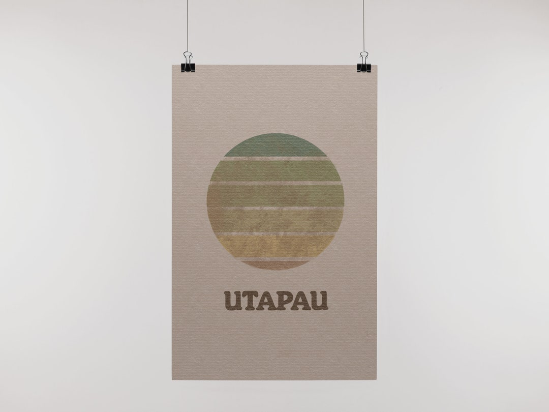Star Wars Minimalist Planet Poster - UTAPAU - Etsy
