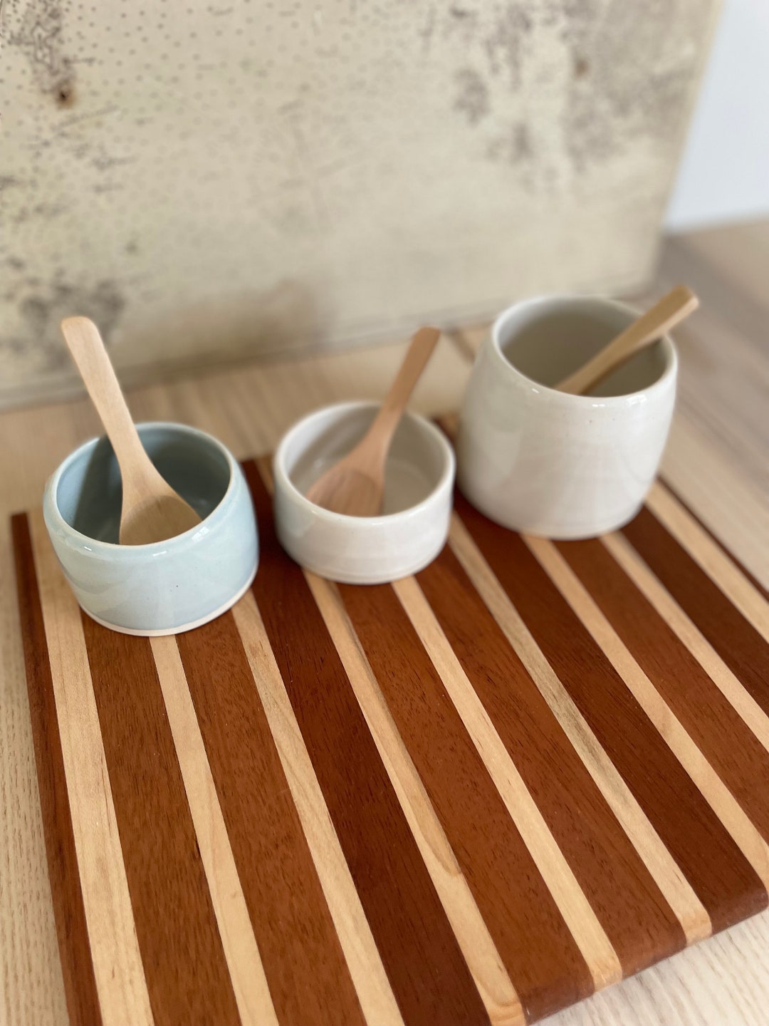 Salt Bowl // Match Toothpick Holder // Charcuterie // Spice Dish Salt ...