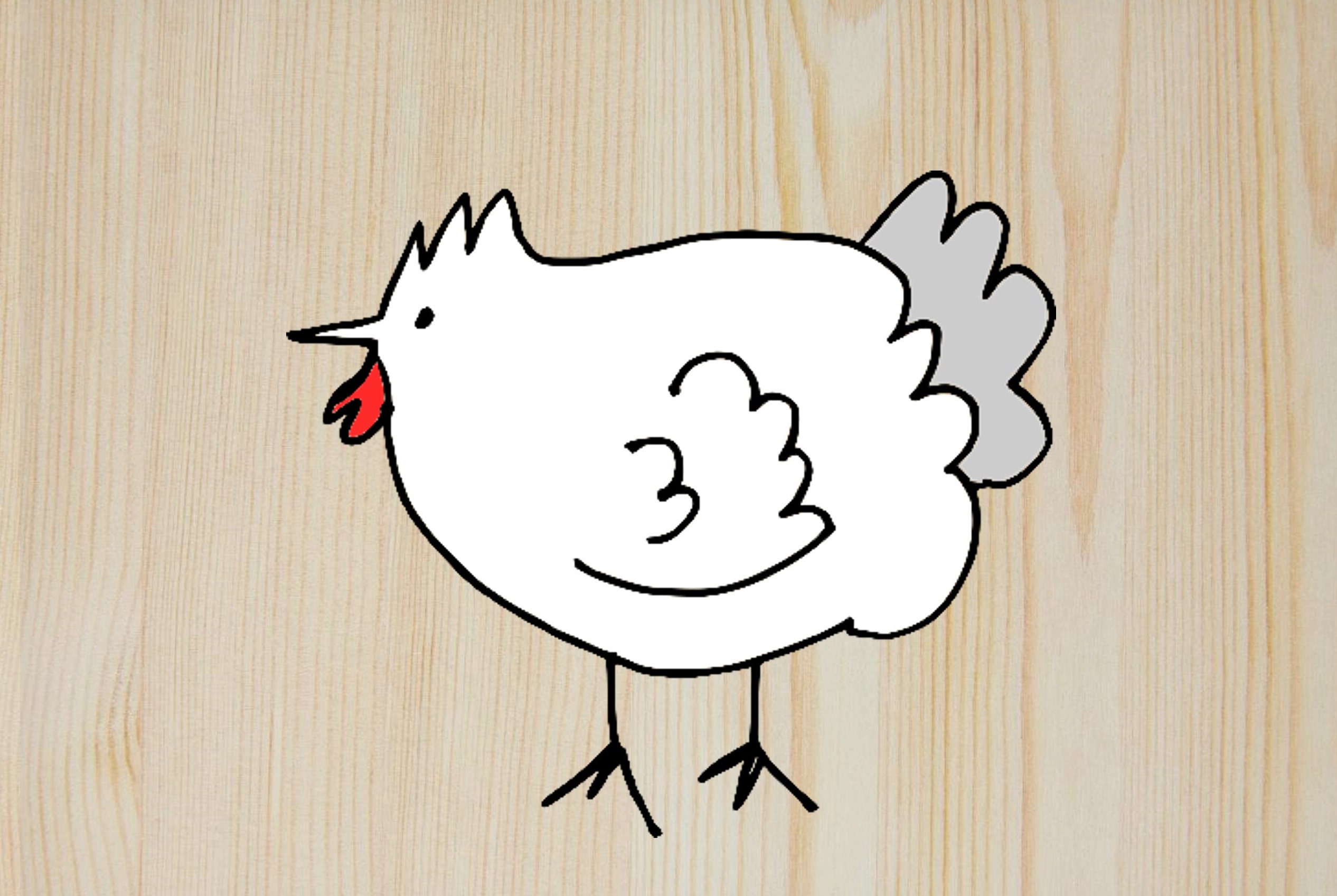 Bantam Chicken Digital Illustration, Svg, Png, Eps, Dxf, Clip Art ...