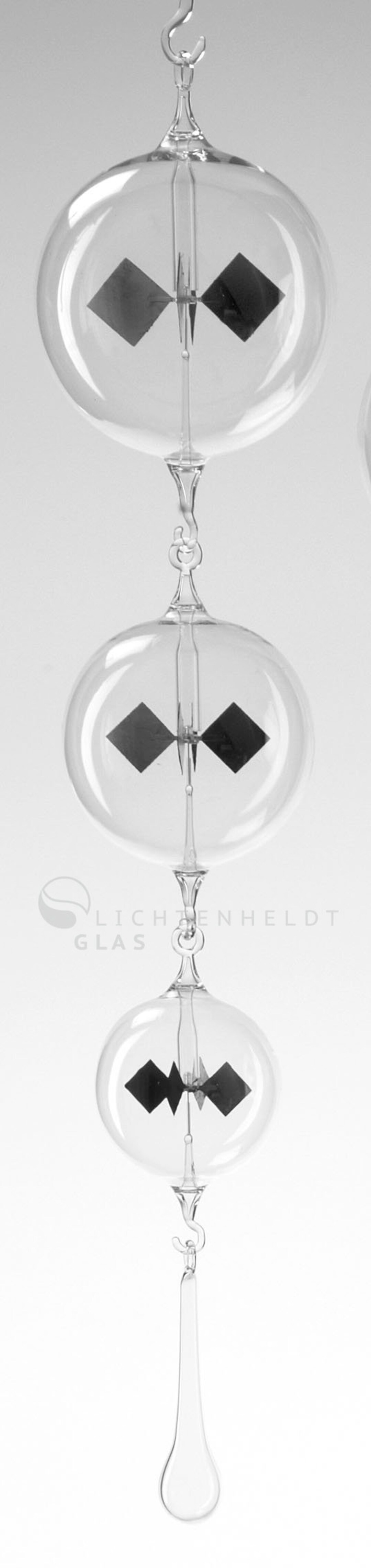 Lightmills Sun Wheel Solar Radiometer Glass Art Made by Master ...