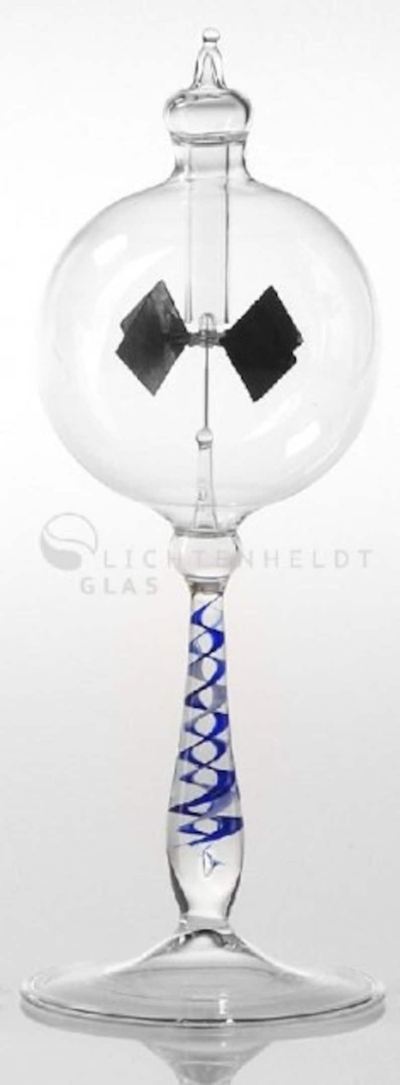 Light Mill Radiometer Sun Play Perpetuum Mobile Solar Energy Glass Art ...