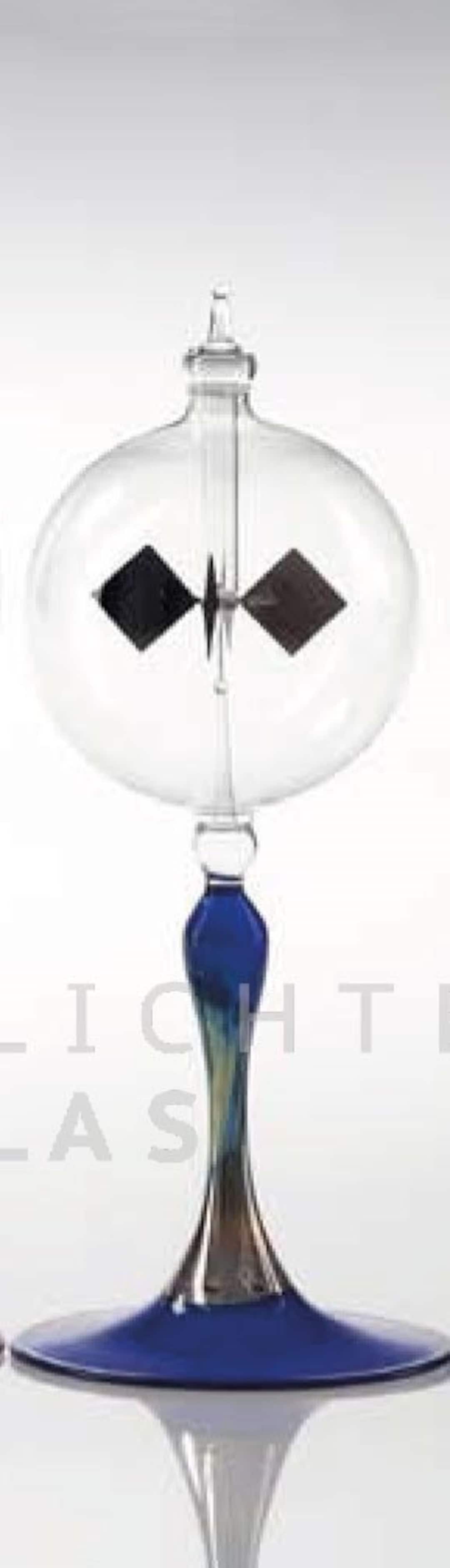 Light Mill Radiometer Solar Mobile Transparent Glass Ball Blue Refined ...