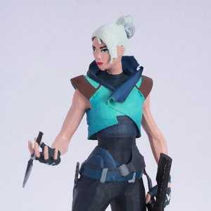 10'' Valorant Jett Figure, Valorant Game Figures, Handmade Valorant ...