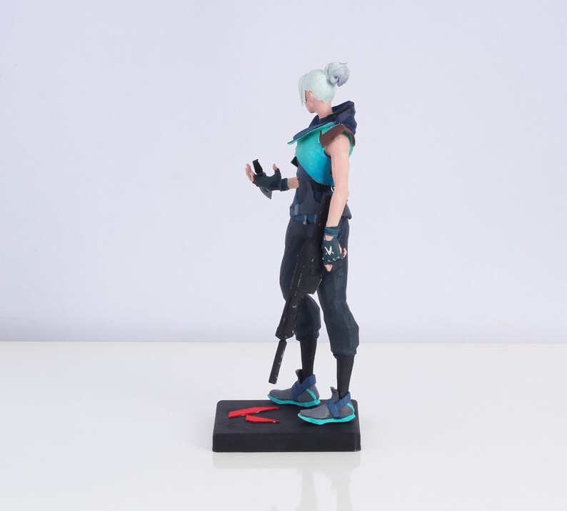 Buy 10'' Valorant Jett Figure, Valorant Game Figures, Handmade Valorant ...
