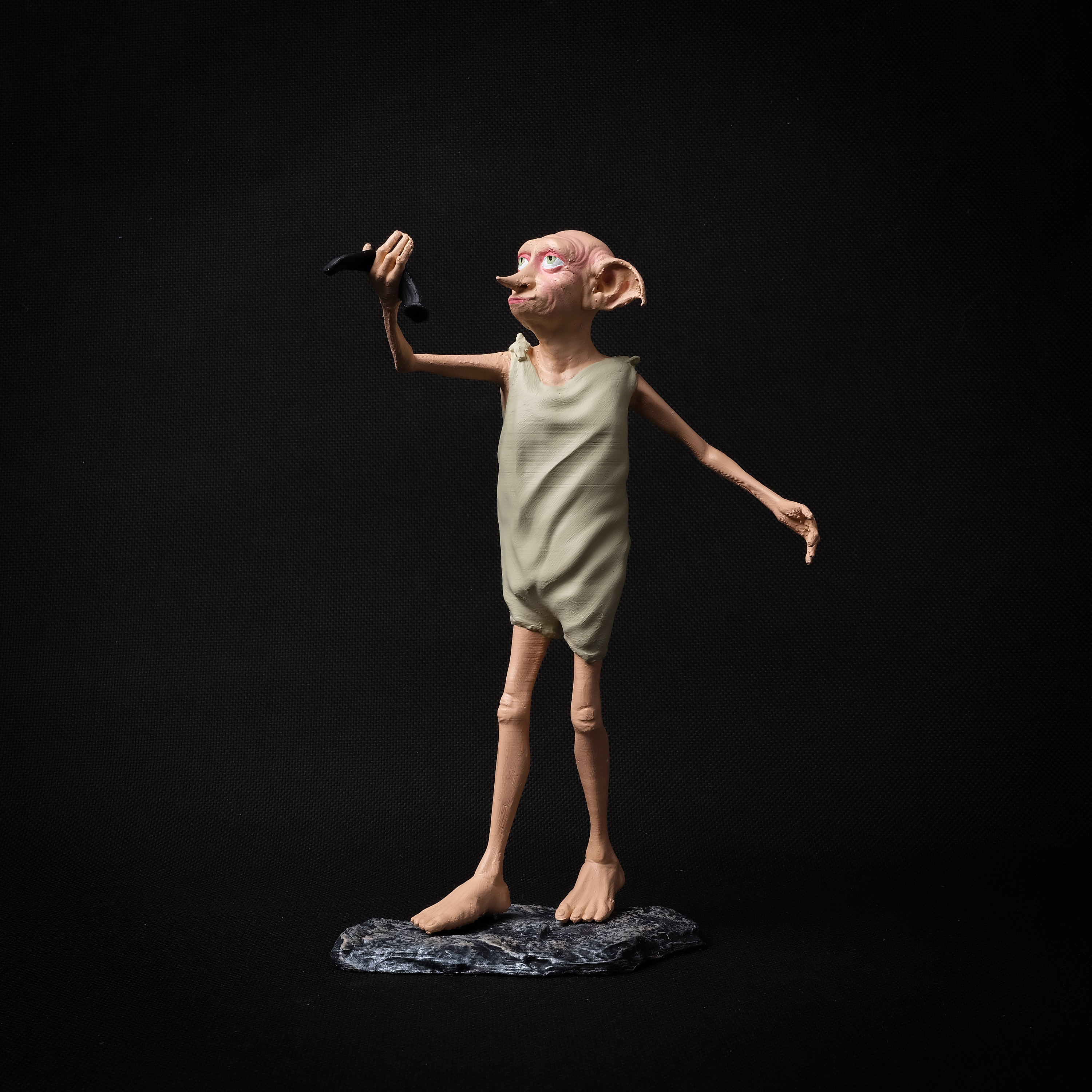 Harry Potter Dobby Figure, 3D Printed, Handmade Painting - Etsy