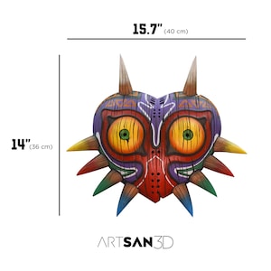 Majora's Mask Replica Original Size ,majoras Mask Legend of Zelda,3d ...