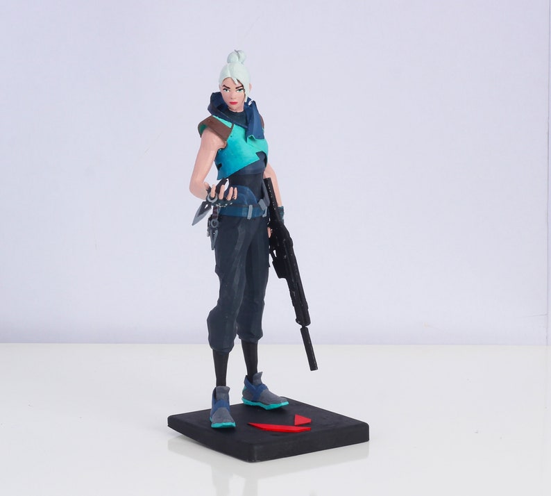 Buy 10'' Valorant Jett Figure, Valorant Game Figures, Handmade Valorant ...