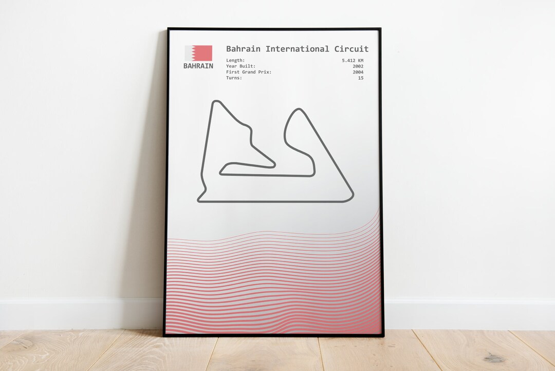 Bahrain International Circuit Formula 1 Poster Digital Print | Art ...