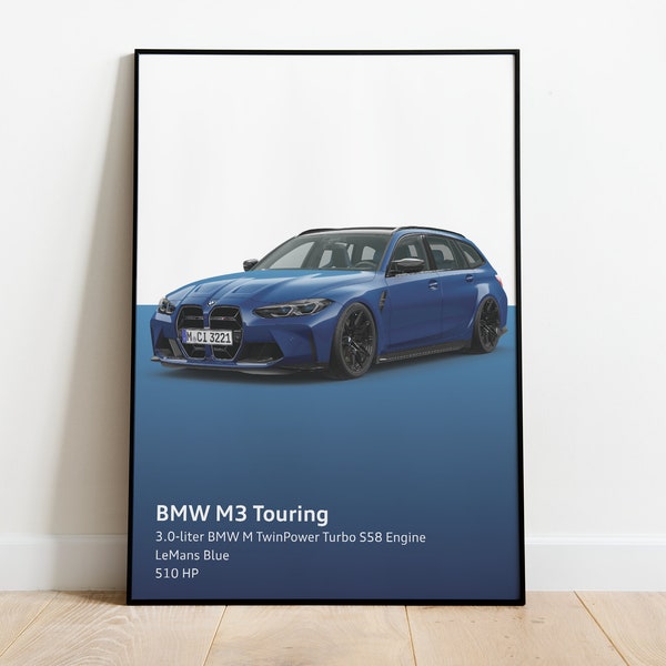 Bmw M3 Touring Comp G81 Csl Individual 2024 Model Cs - Etsy UK