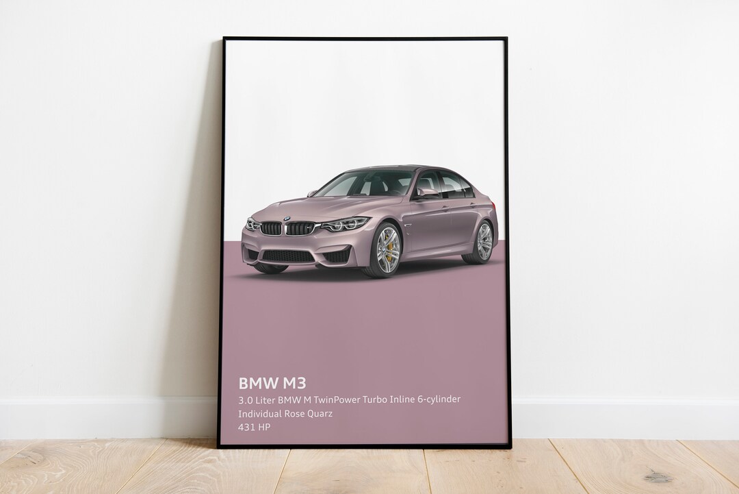 BMW M3 F80 LCI Individual Model | Digital Download | Poster Art | Quarz ...