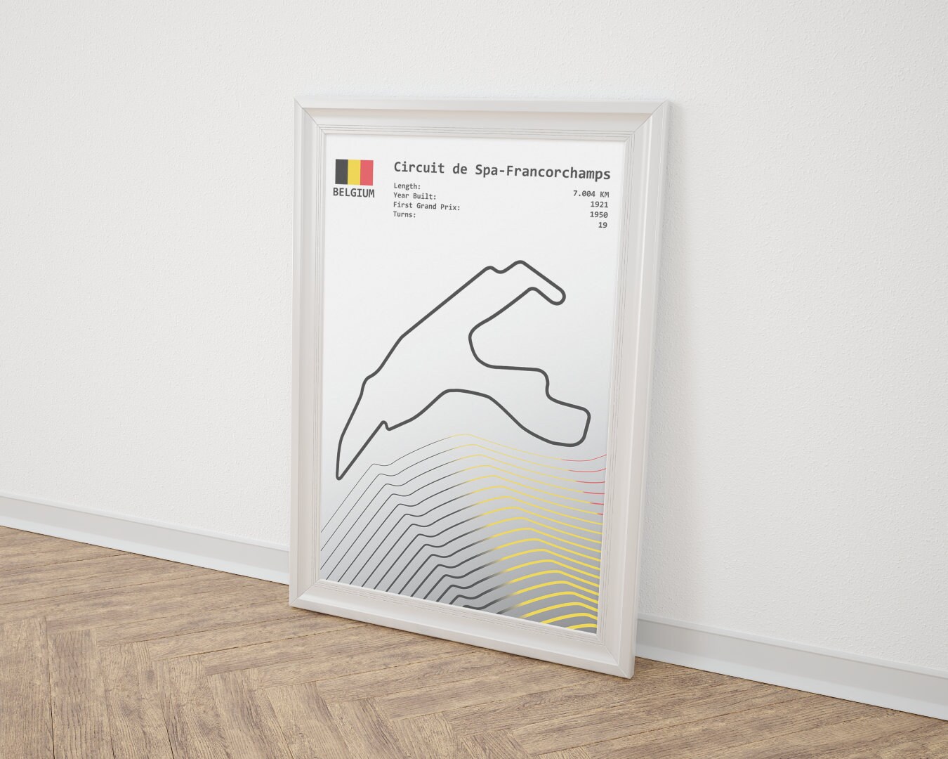 Spa Francorchamps Circuit F1 Print Art Poster F1 2023 - Etsy