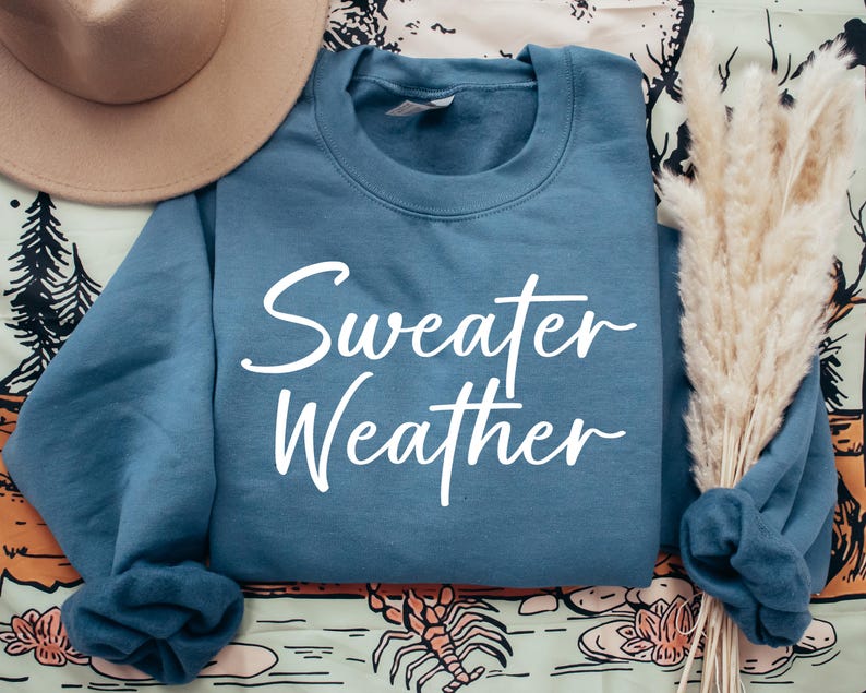 Sweater Weather Png-mock-up Included-digital Download-fall Png ...