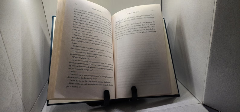 Little Black 3D Printed Book Stand - Etsy