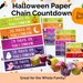Halloween Paper Chain Countdown - Etsy
