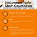 Halloween Paper Chain Countdown - Etsy