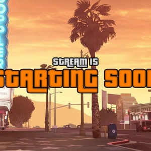 GTA V Fivem Big Twitch Stream Overlay GTA Animated Twitch Overlay Fivem ...