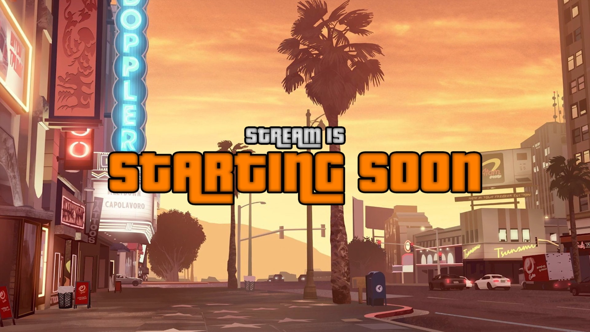 GTA V Fivem Big Twitch Stream Overlay GTA Animated Twitch Overlay Fivem ...