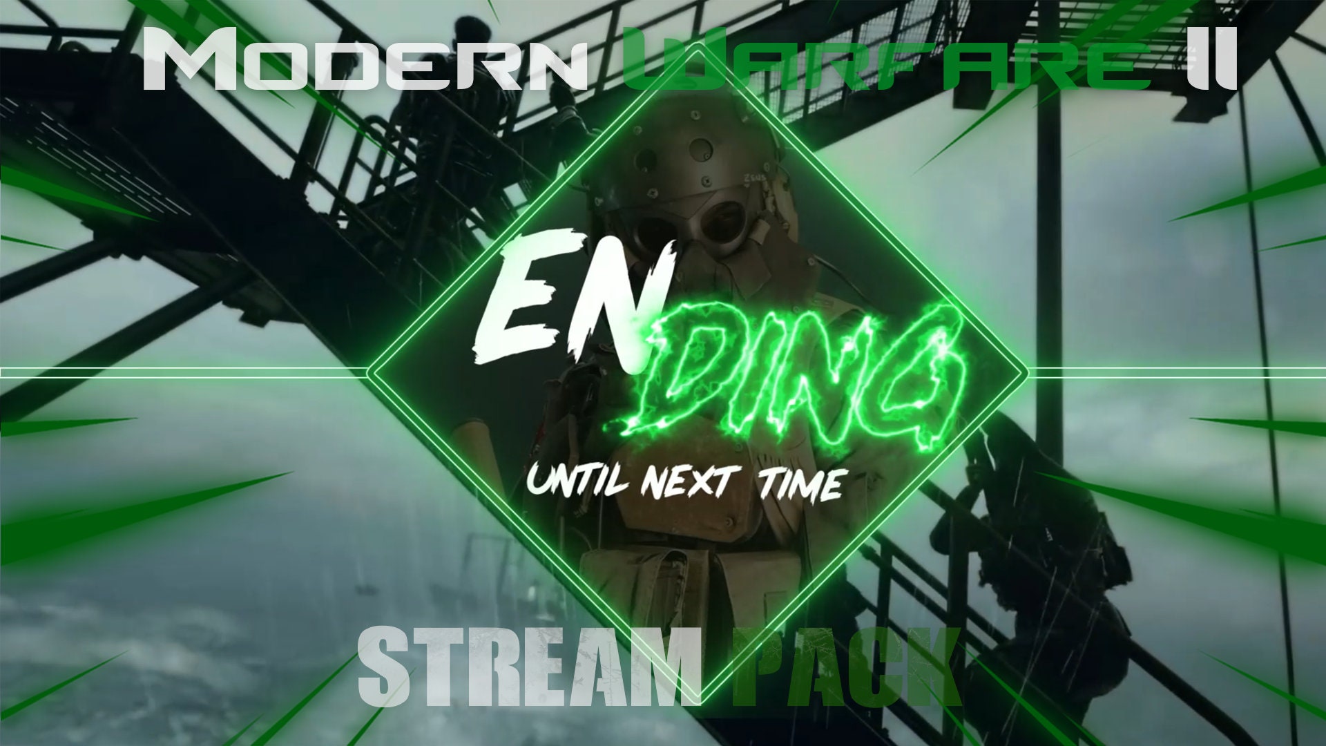 Call of Duty MW2 Modern Warfare 2 Animated Stream Overlay Package MW2 ...