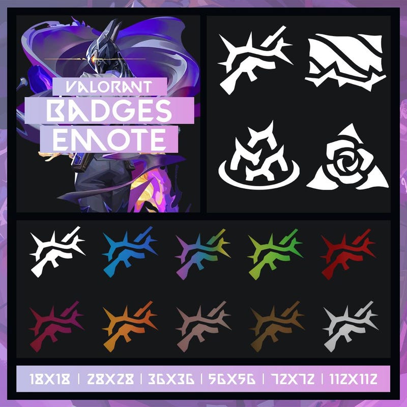 Emotes for Twitch 112x112 - Etsy