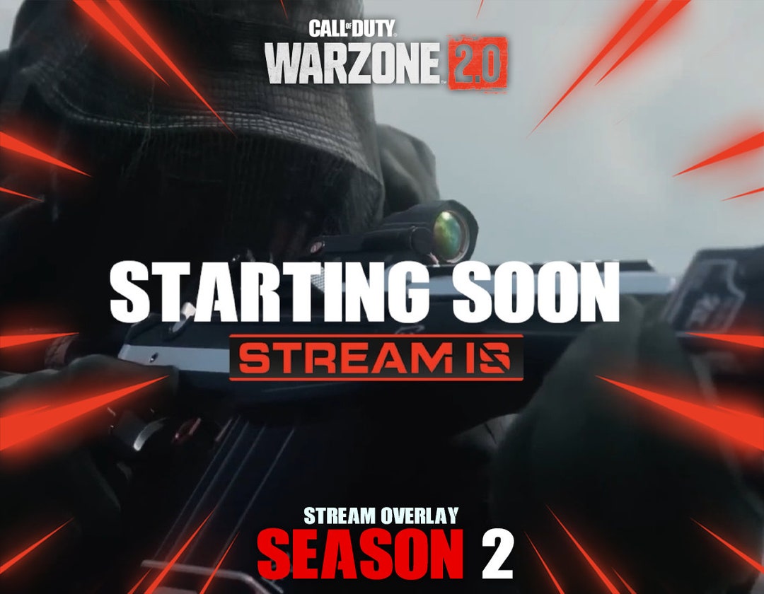 Call of Duty MW2 Warzone 2.0 Season 2 Stream Overlay Package Start ...