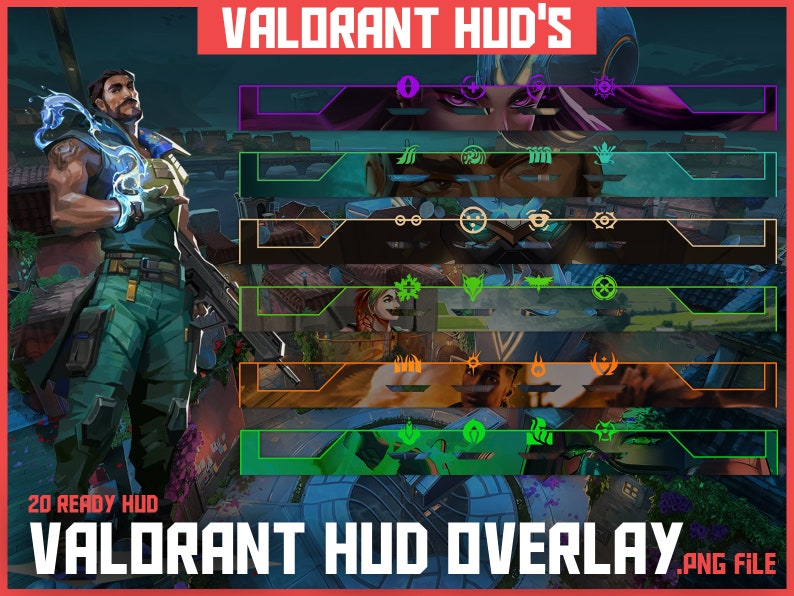 Waylay Update | Valorant Hud Overlay | Waylay + 27 Agent Stream Overlay ...