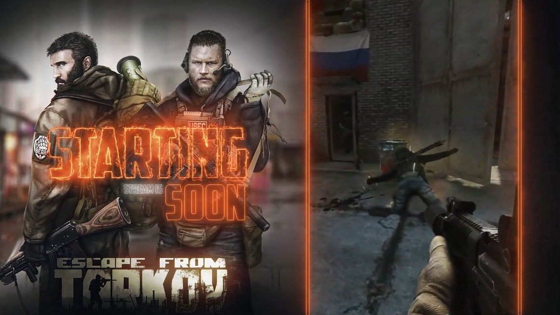 Escape From Tarkov Stream Overlays Pack | Tarkov Twitch Overlays | Twitch Stream Overlay ...