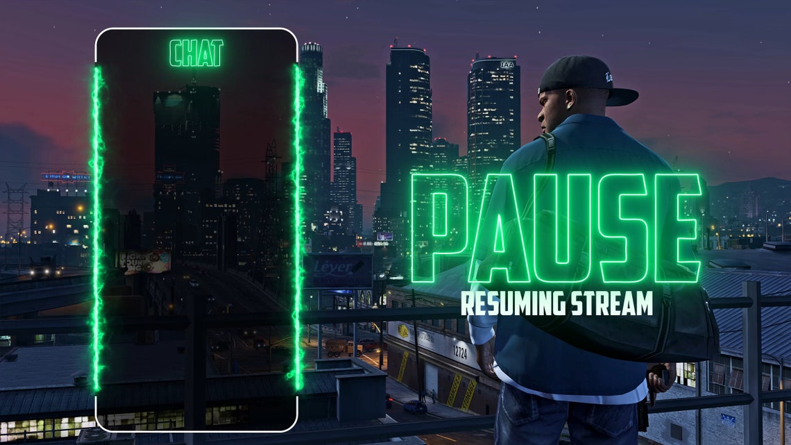 GTA V Fivem Twitch Stream Overlay GTA Animated Twitch Overlay Fivem Roleplay Stream Overlay ...