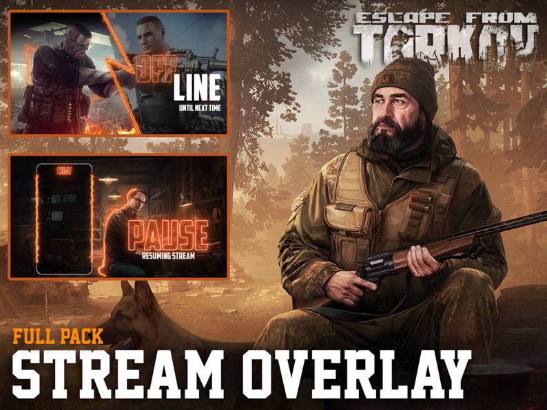 Escape From Tarkov Stream Overlay Package | Escape From Tarkov Full ...