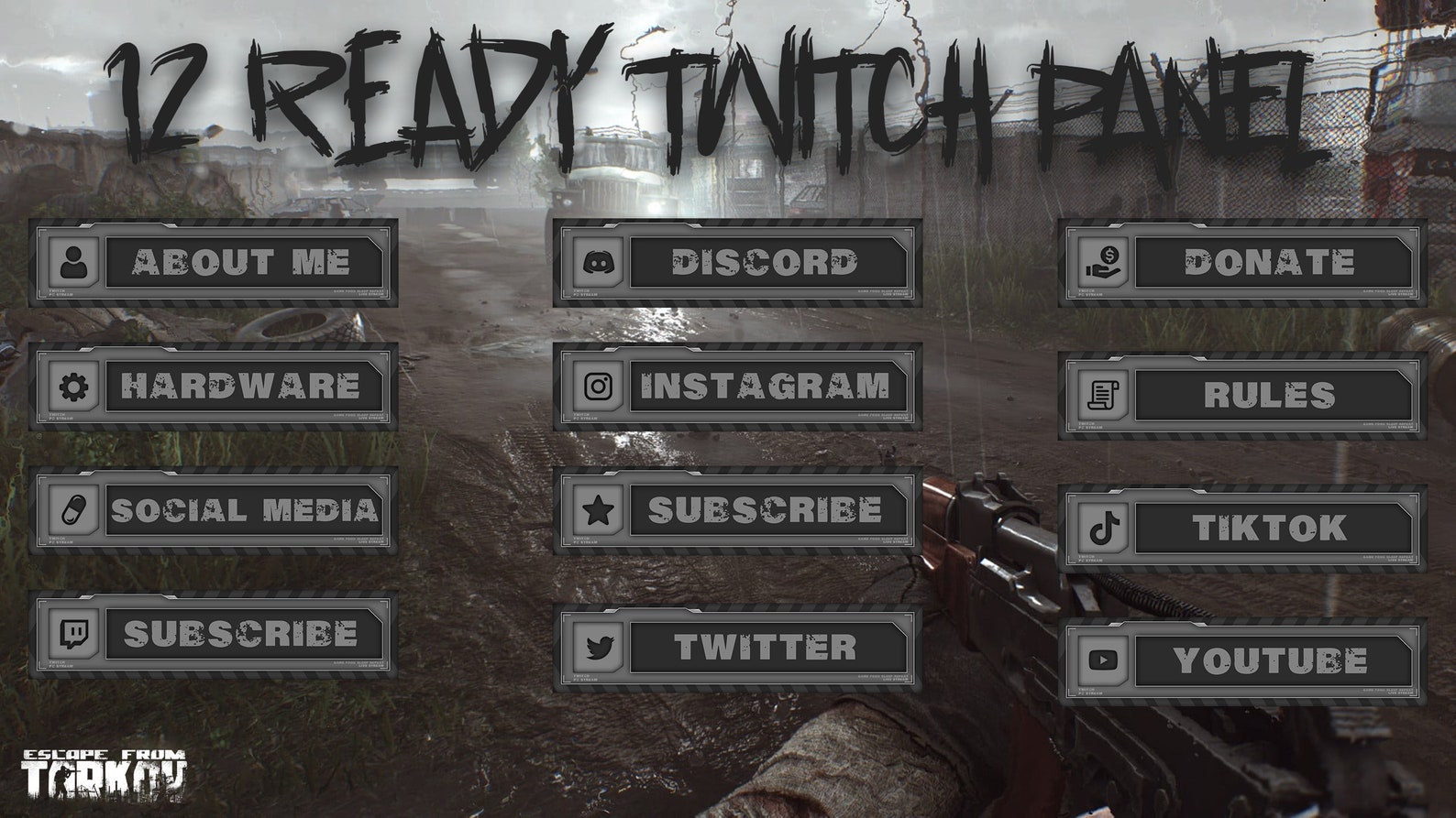 Escape From Tarkov Animated Stream Pack Starting, Pause, Ending Screens ...
