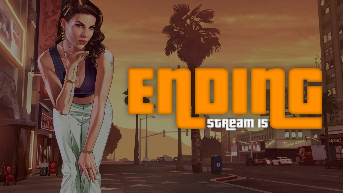 GTA V Fivem Big Twitch Stream Overlay GTA Animated Twitch Overlay Fivem ...