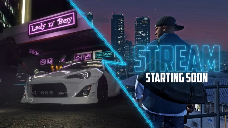 GTA V Fivem Twitch Stream Overlay GTA Animated Twitch Overlay Fivem ...