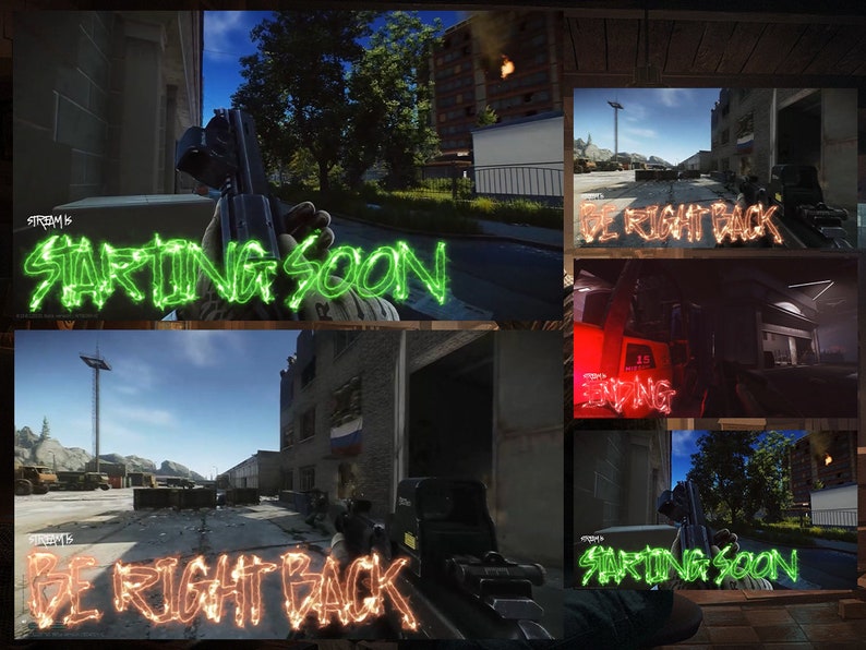 Escape From Tarkov Animated Stream Pack | Starting, Pause, Ending ...