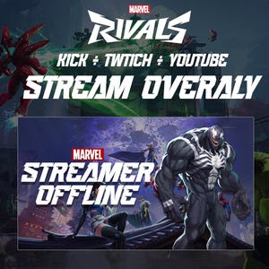 Marvel Rivals Stream Overlay Package | HD Quality | Twitch, Kick ...