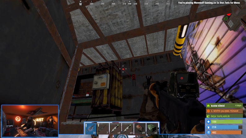 Rust HUD Overlays || X18 PNG Ready File / Twitch Overlay - OBS Ready ...