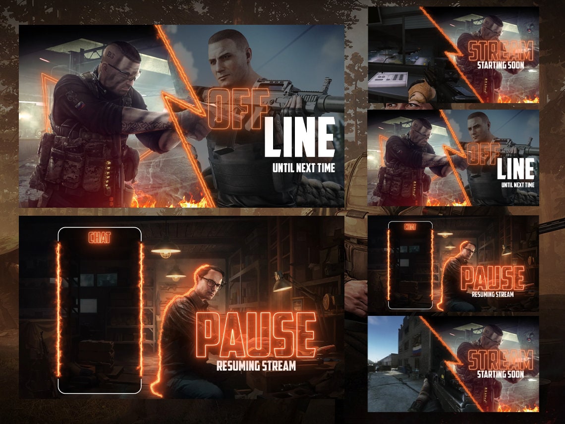 Escape From Tarkov Stream Overlay Package | Escape From Tarkov Full ...