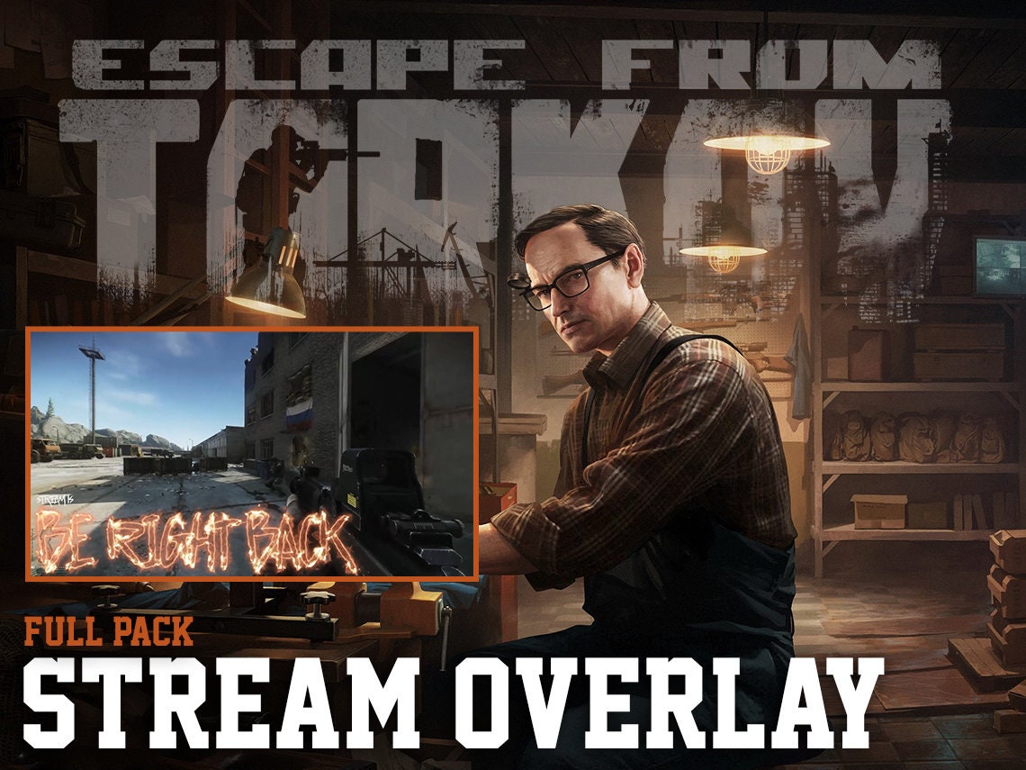 Escape From Tarkov Animated Stream Pack Starting, Pause, Ending Screens ...