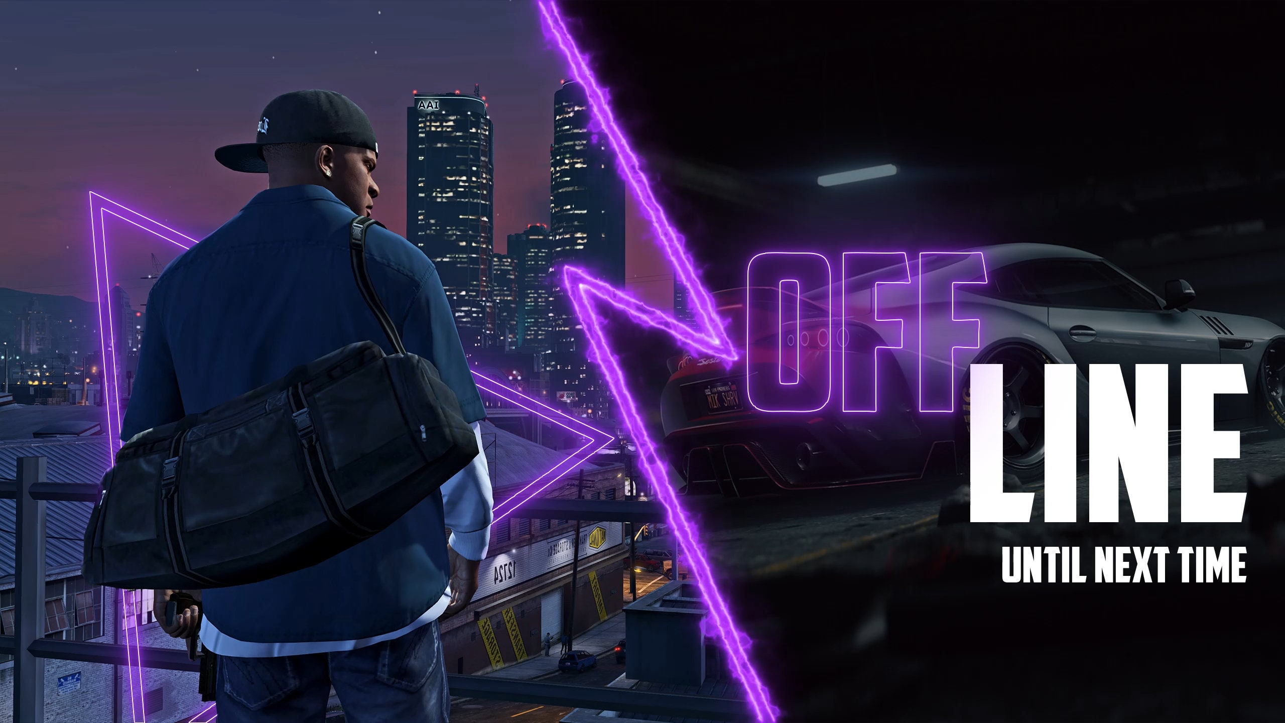 GTA V Fivem Twitch Stream Overlay GTA Animated Twitch Overlay Fivem Roleplay Stream Overlay ...