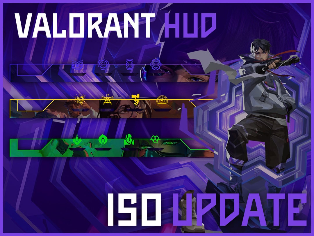 Iso Update Valorant Hud Overlay Iso 20 Agent Stream - Etsy Australia