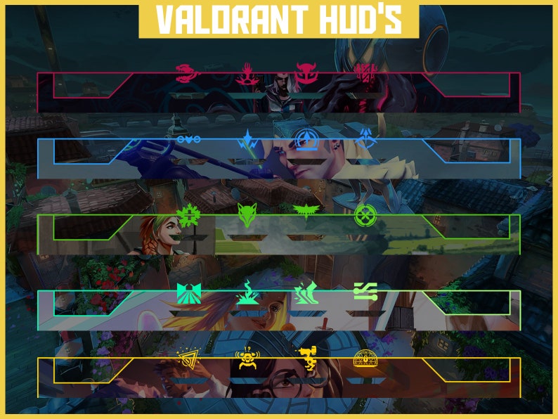 Waylay Update | Valorant Hud Overlay | Waylay + 27 Agent Stream Overlay ...