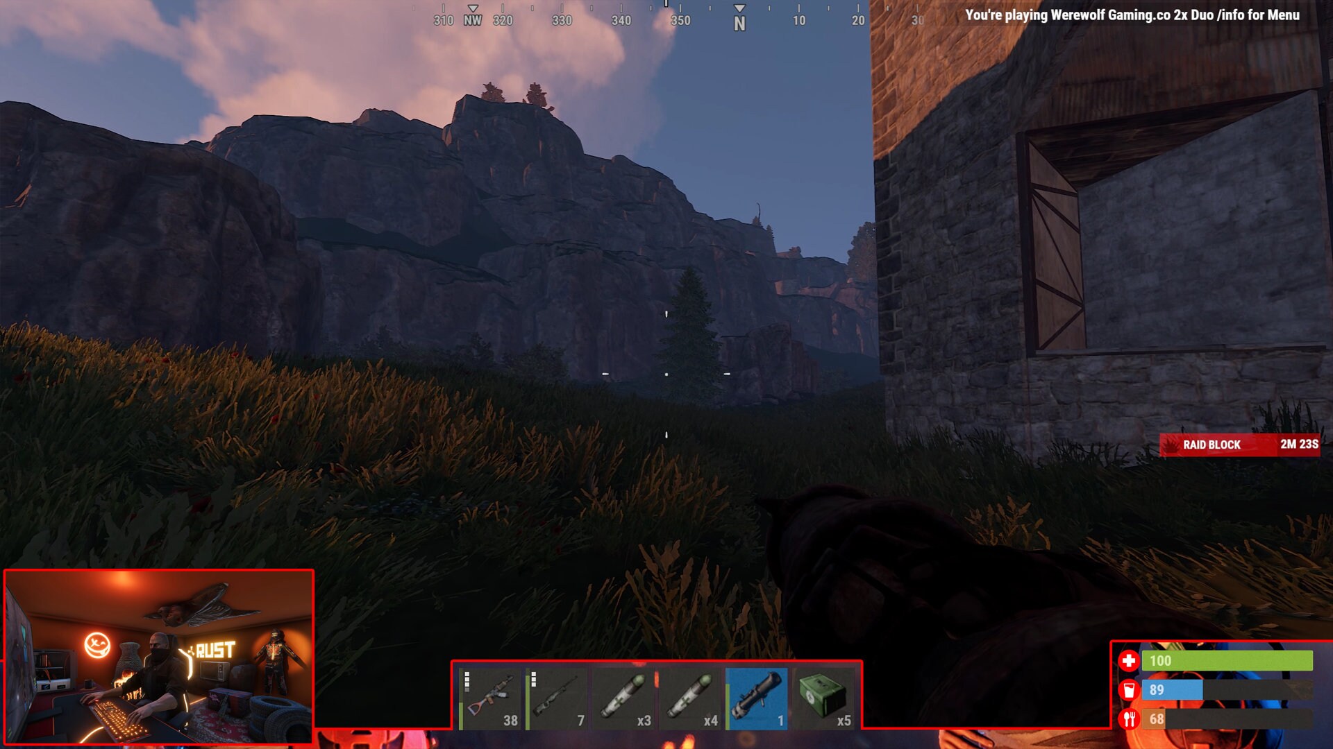 Rust HUD Overlays || X18 PNG Ready File / Twitch Overlay - OBS Ready ...