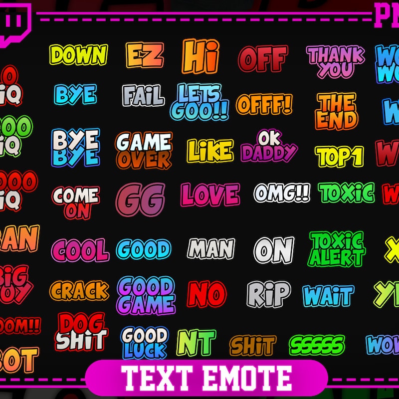 Free Emotes Twitch - Etsy
