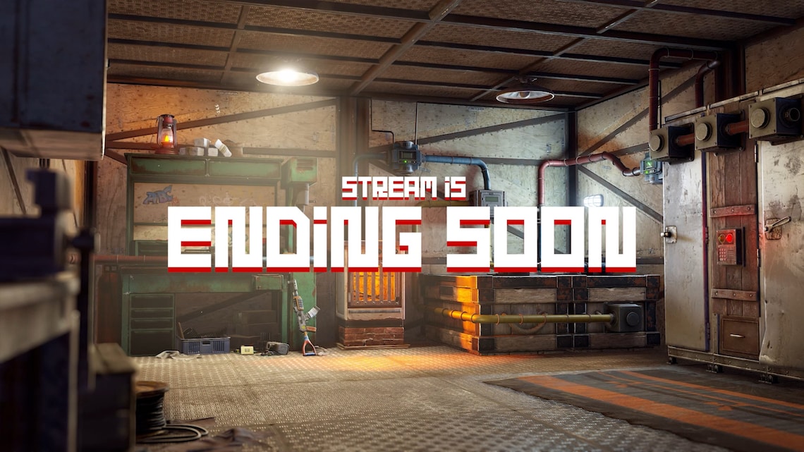 Rust Game Red Animated Twitch Overlay Package | Rust Hud Overlay ...